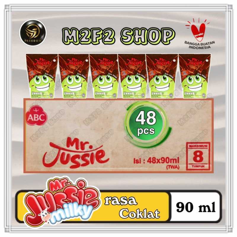 Jual Abc Mr Jussie Milky Coklat | Cokelat - 90 Ml (kemasan Karton) Di ...