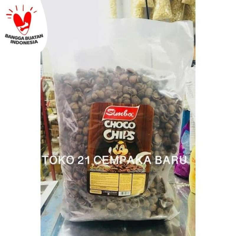 Jual Simba Choco Chips Rasa CHOCOLATE 1 KG | Koko Krunch Kiloan 1KG ...