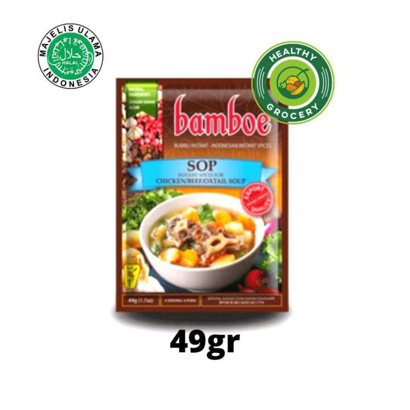 Promo Bamboe Bumbu Sop 49gr Spice Mix For Chicken Beef Oxtail Soup Diskon 3 Di Seller