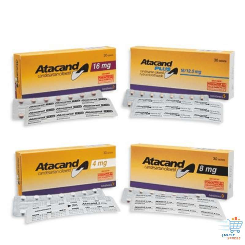 Jual ATACAND 8mg - 16mg - PLUS 16/12.5mg 30 Tablets, Warna PLUS 16/12 ...