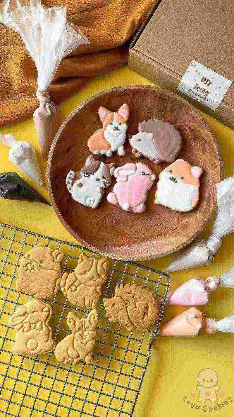 Jual DIY (Do It Yourself) Icing Cookies Lova Cookies Menghias Cookies ...