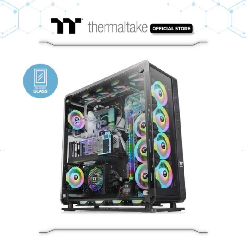 Jual Thermaltake Core P6 Tempered Glass Mid Tower Chassis | Black | CA ...