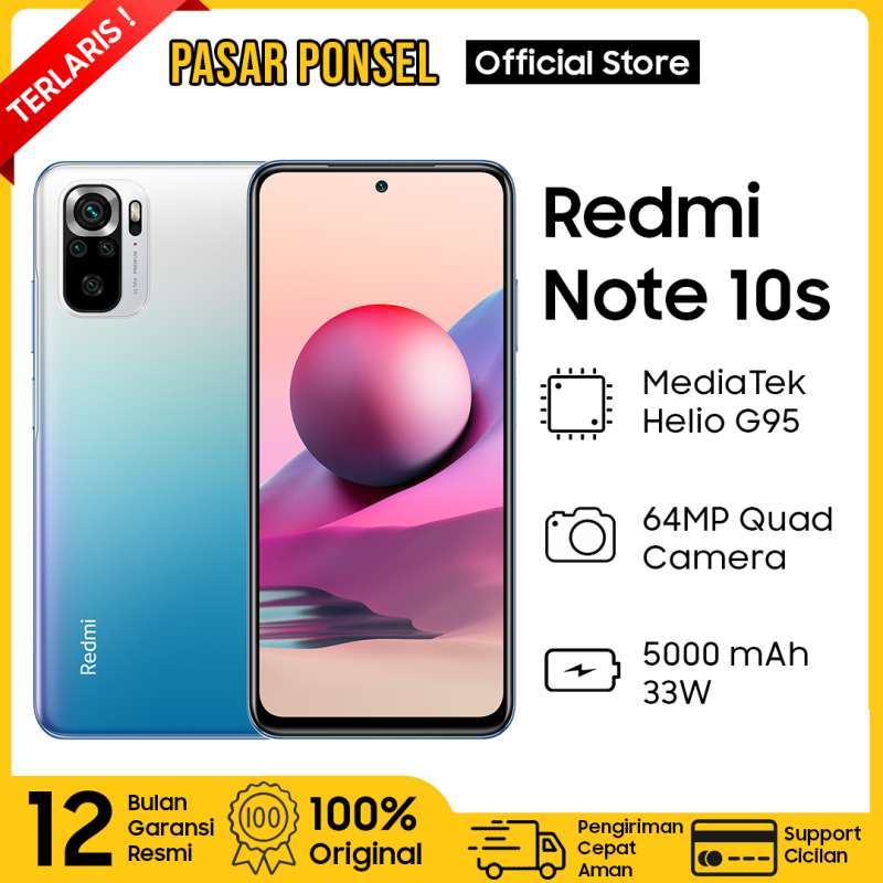 Jual Xiaomi Redmi Note 10s Smartphone [6GB/128GB] di Seller Pasar ...