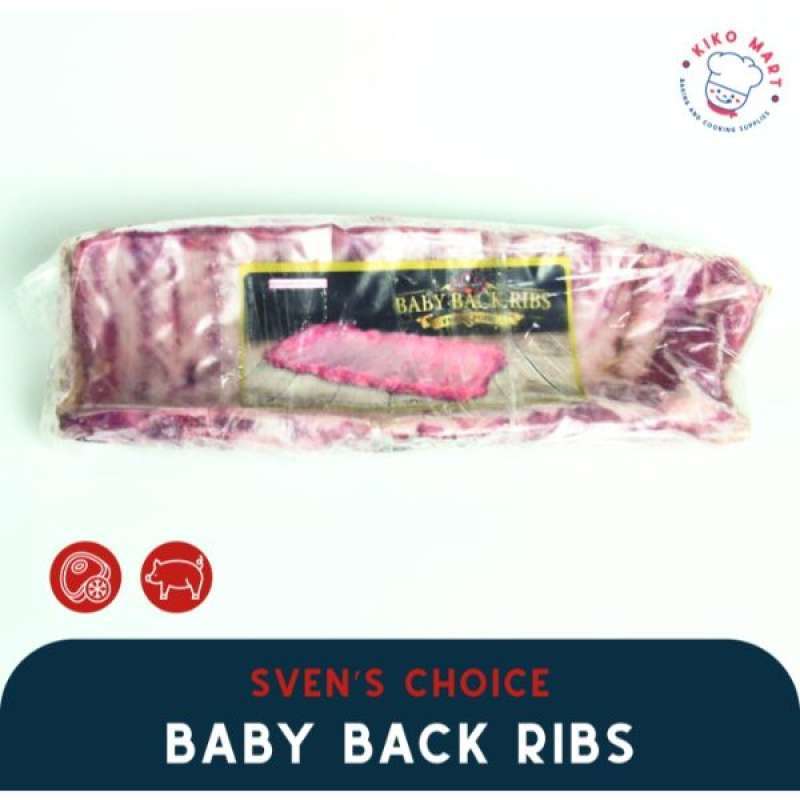 Jual Sven's Choice Baby Back Ribs (iga Babi) 500gr Di Seller Kiko_mart ...
