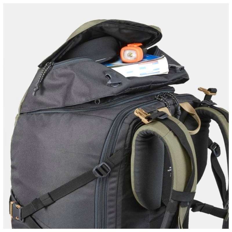 Jual Jual Decathlon Forclaz Backpack Travel 100 60L Khaki - 8554568 di ...