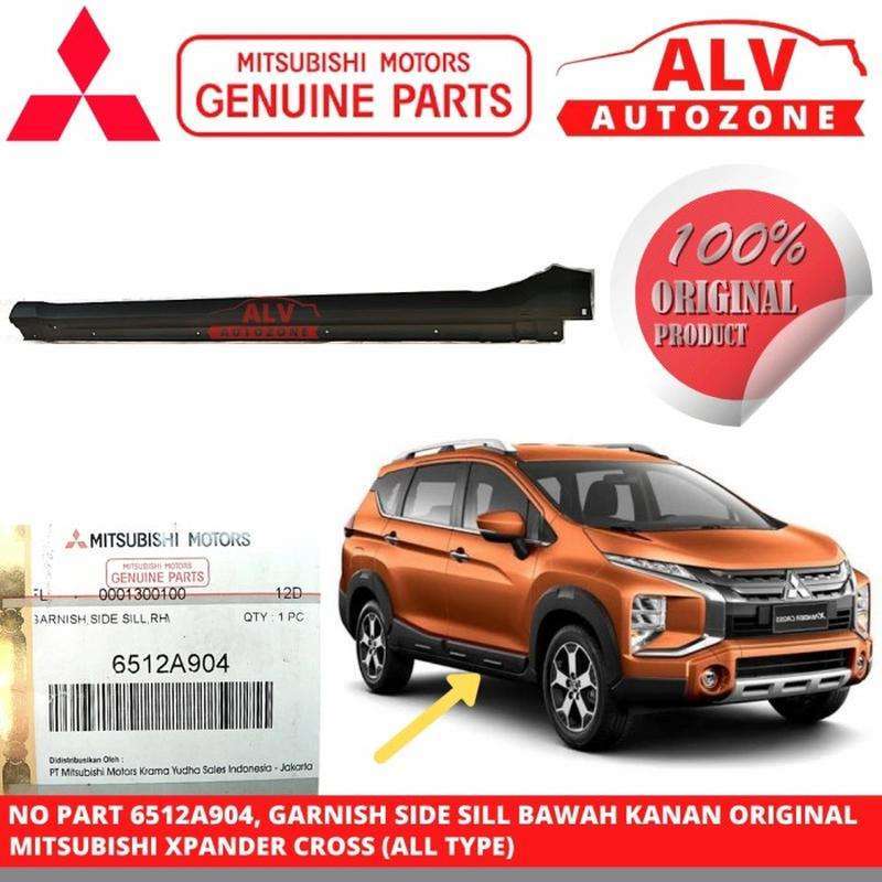 Jual Garnish Side Sill Cover Trisplang Bawah Kanan Xpander Cross ...