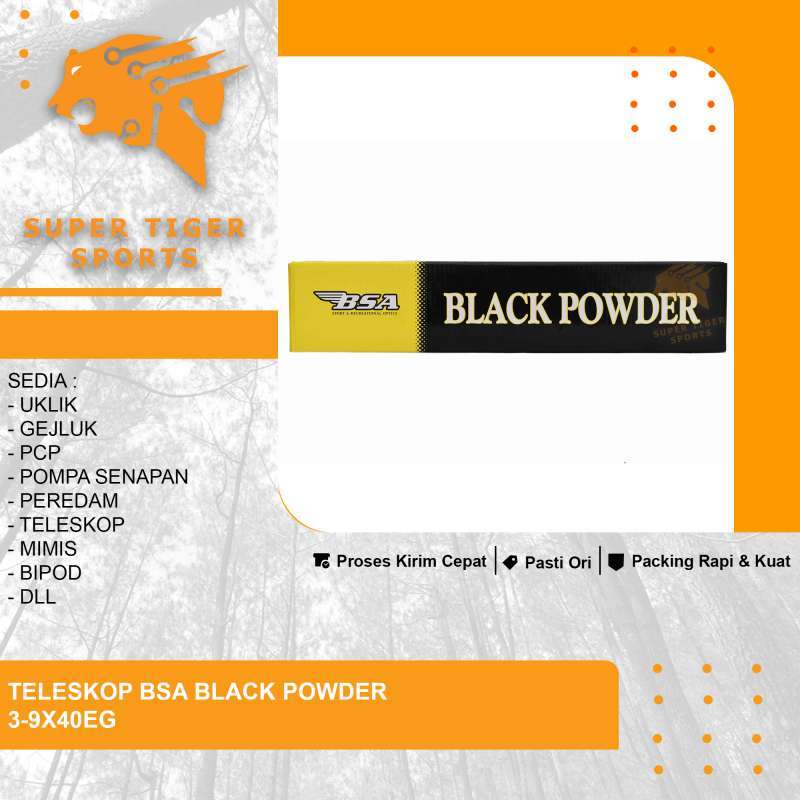 Jual Teleskop BSA Black Powder 3-9X40EG Aksesoris Senapan Angin di ...