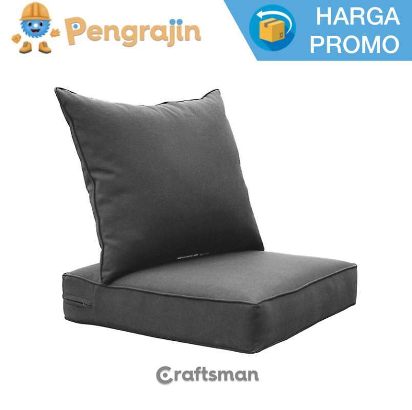 Jual Pengrajin.com Alas Bantal Duduk Kursi + Sandaran Sofa Minimalis ...