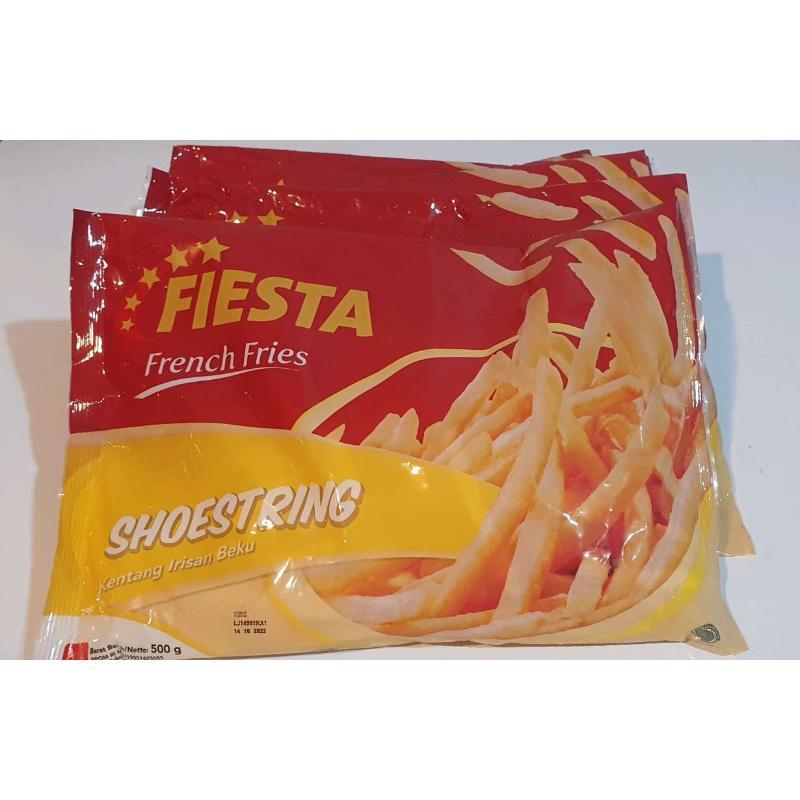 Jual FIESTA FRENCH FRIES SHOESTRING KENTANG GORENG BEKU 500 gram di ...