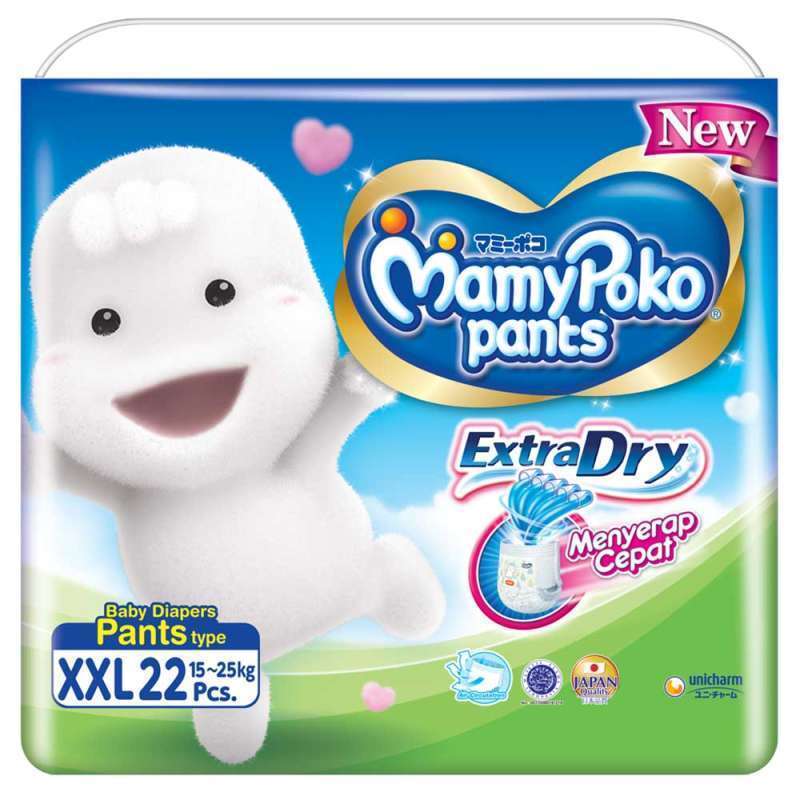 Promo MamyPoko Extra Dry Pants XXL22 | Mamy Poko Extra Dry Pants XXL 22 ...