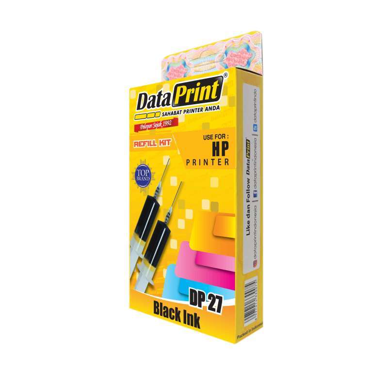 Promo Data Print Tinta Refill For Hp - Hitam [bundling] Diskon 13% Di ...