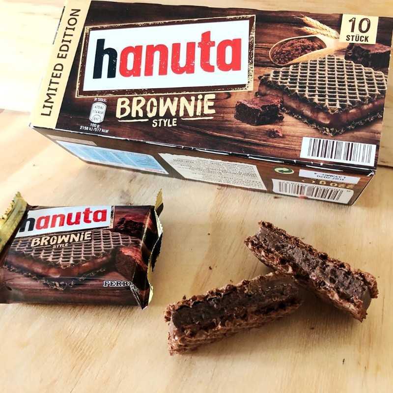 Jual Coklat Ferrero HANUTA Brownie Style Limited Edition 220gram isi ...