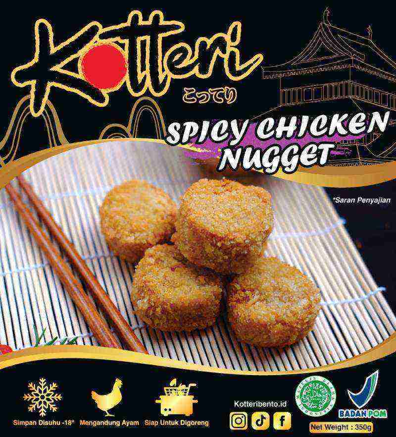 Promo Kotteri Premium Japan Bento Spicy Chicken Nugget isi 12 pcs ...