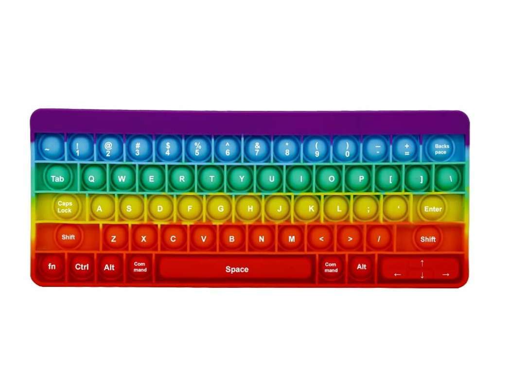 Jual OPPOLIA Keyboard pop it Gambar Pop It jumbo Game Fidget Toy ...