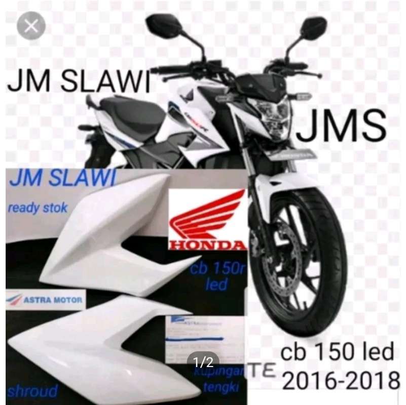 Jual Cover sayap kupingan tangki atau shroud cb 150 led new cb 150 ...