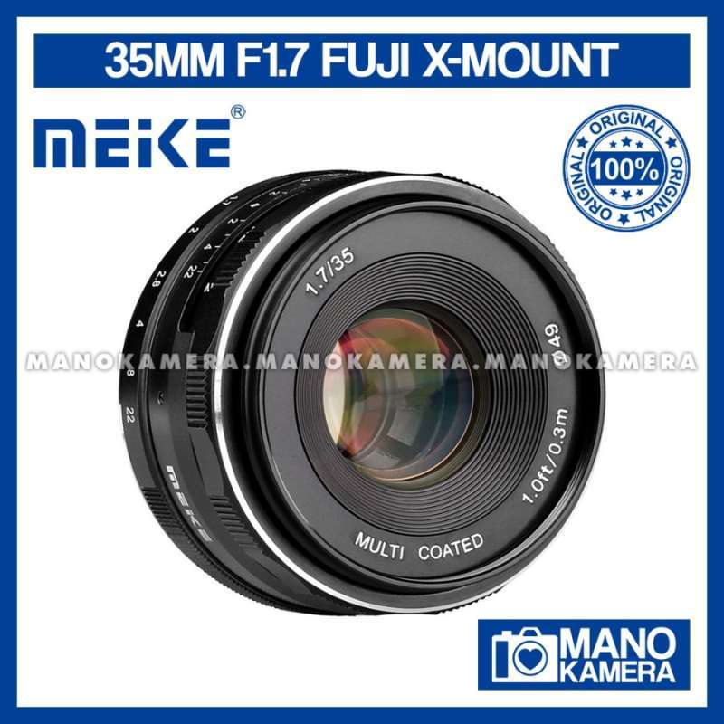 Jual Lensa Meike 35mm F1.7 For Fuji X-Mount FX-Mount Fujifilm Original ...