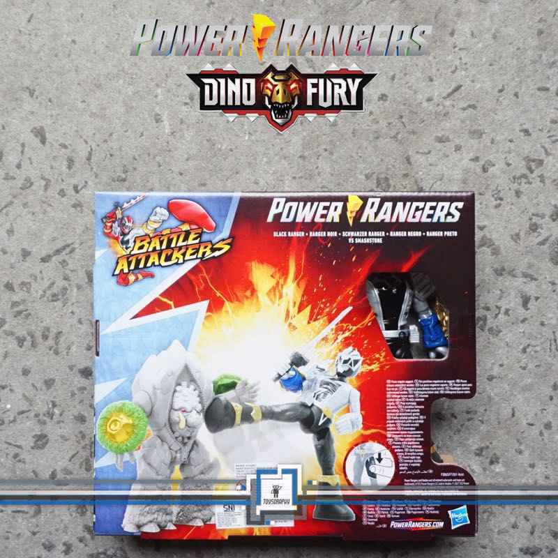 Jual Power Rangers Dino Fury Battle Attackers Black Ranger Vs ...