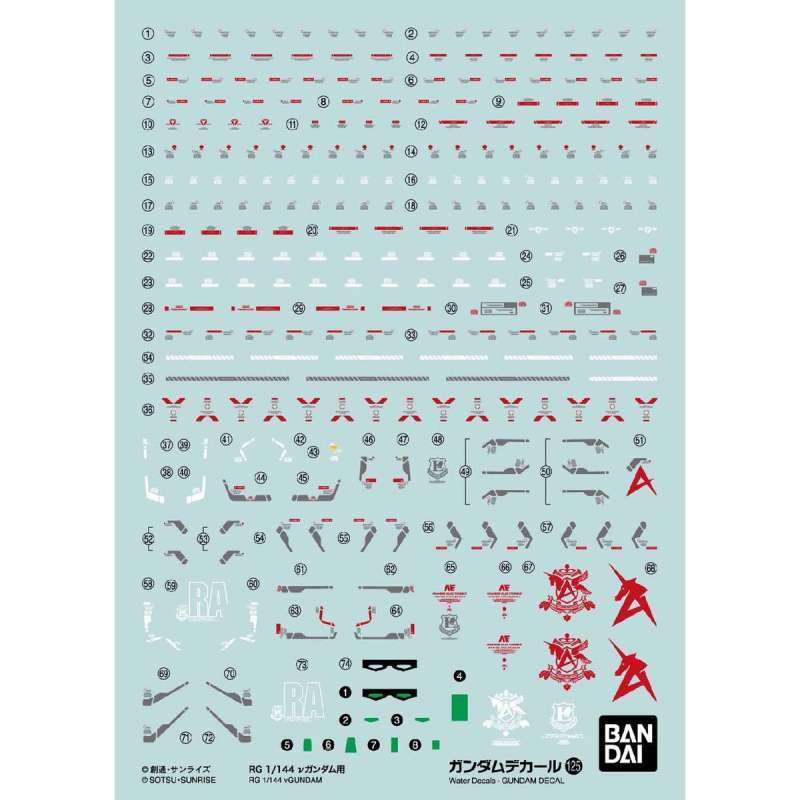 Jual GUNDAM DECAL 125 - RG 1/144 NU GUNDAM di Seller J-SHOP INDONESIA ...