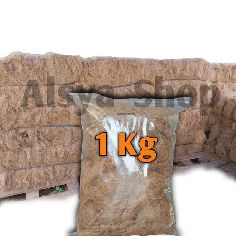 Jual Cocofiber 1 kg / coco fiber 1kg - Serabut sabut kelapa - media ...