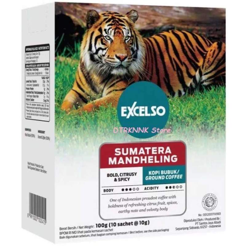 Jual Excelso SUMATERA MANDHELING - Folding Box (10 Sachet x 10 gram) di ...
