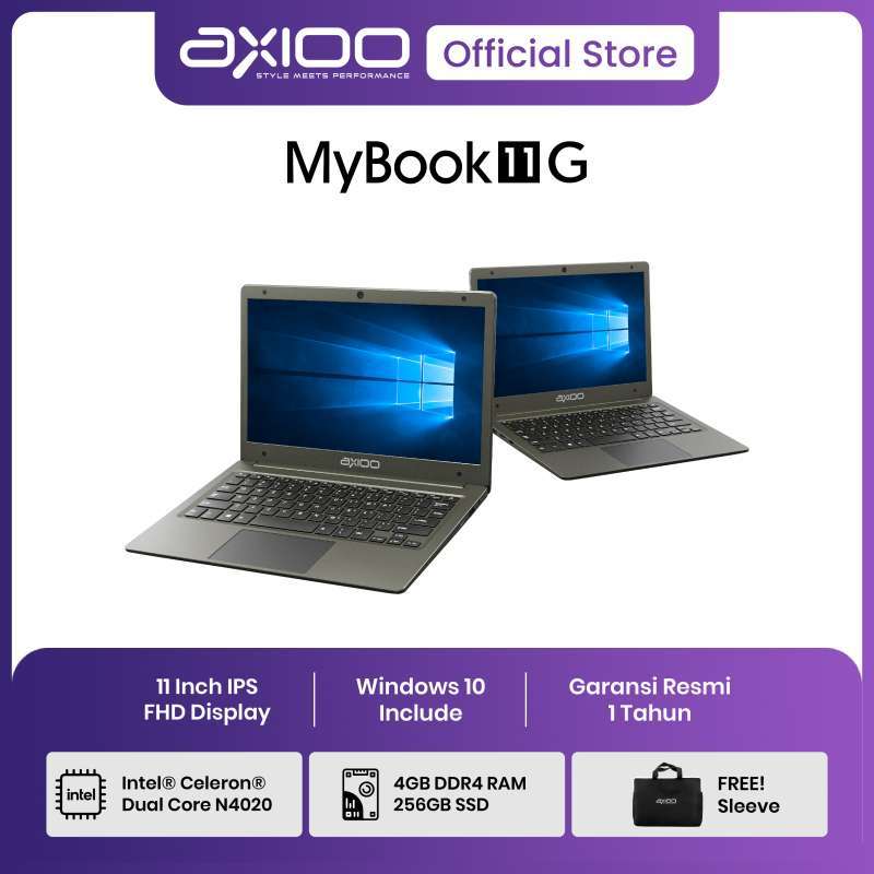 Jual Notebook Axioo My Book 11g (ram 4gb/256ssd) 11” Ips Fhd/ Windows ...