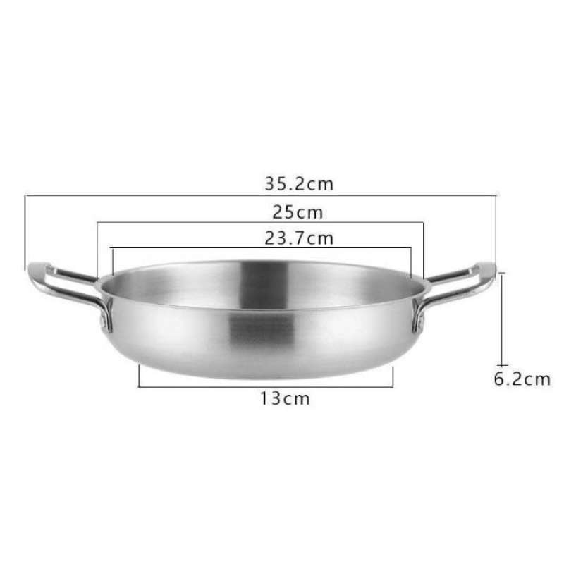 Promo Panci Masak Stainless Steel Korean Noodle Soup Pot Stainless ...