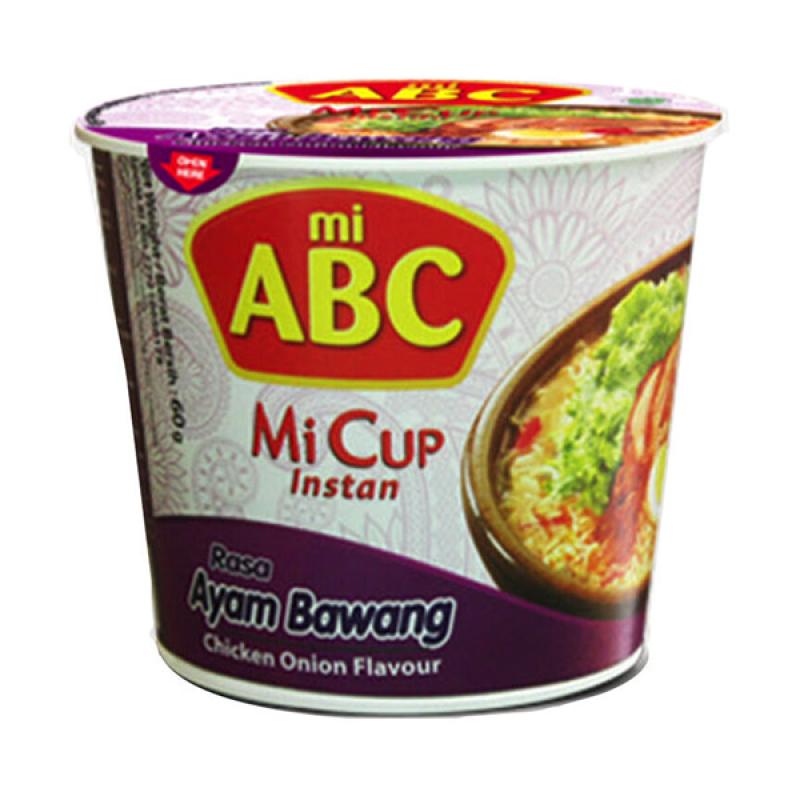 Promo Mie ABC Ayam Bawang Mie Instan [60 g/ Kemasan Cup] Diskon 19% di ...
