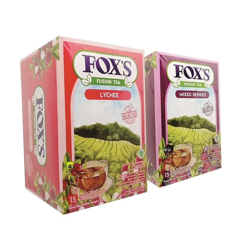Jual Foxs Fusion Tea - Teh Celup Rasa Buah - Isi 15 Amplop - Mixed ...