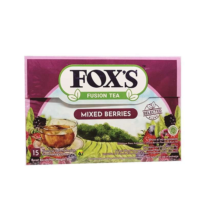 Jual Foxs Fusion Tea - Teh Celup Rasa Buah - Isi 15 Amplop Di Seller ...