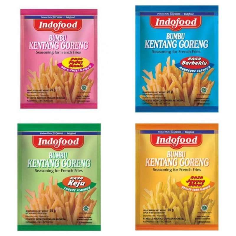 Jual INDOFOOD BUMBU KENTANG GORENG 25 GR - KEJU BUMBU di Seller OWSNACK ...