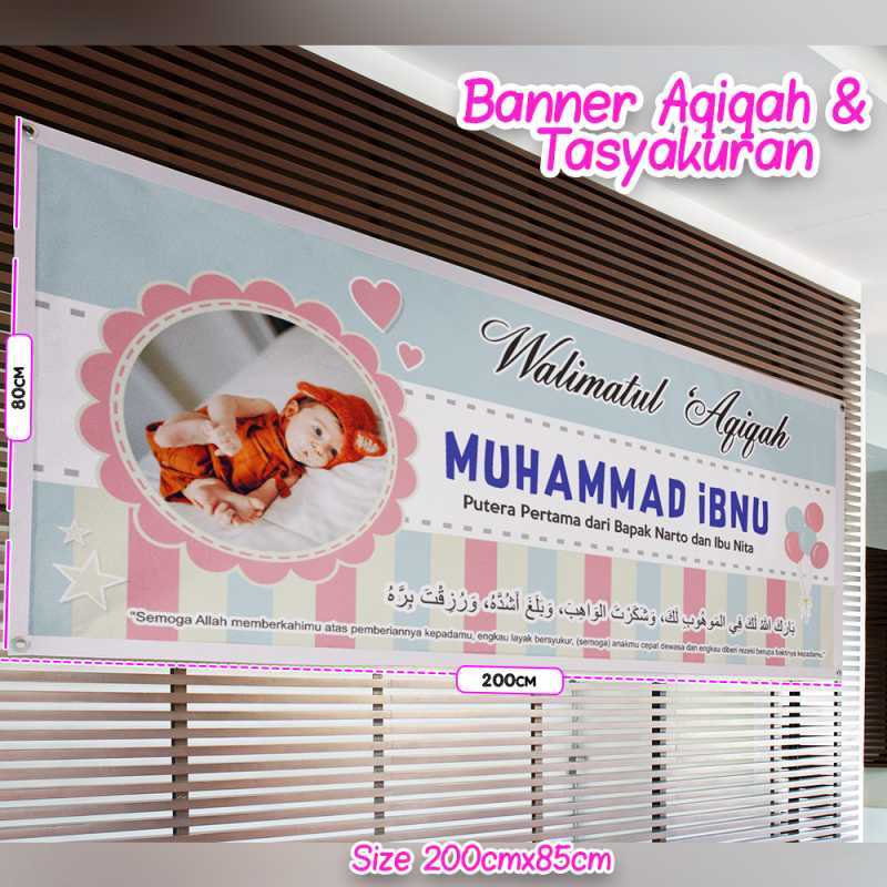 Jual Banner Aqiqah Dan Tasyakuran Di Seller One_vect.prints - Cibodas ...