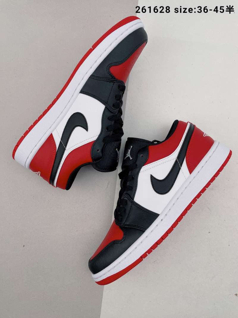 Jual Nike Air Jordan 1 Low Aj1 Joe 1 Low Top Casual Board Shoe Leather ...