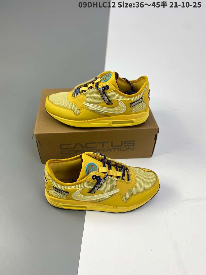 Jual Nike Air Max 1 Cactus Jack X Travis Scott's Lemon Yellow Inverted ...