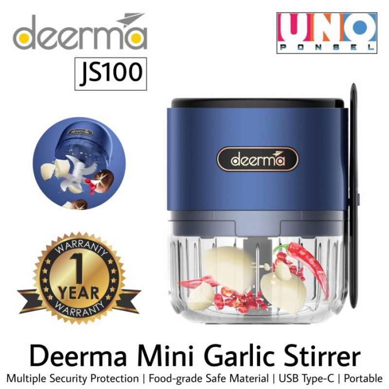 Jual ORIGINAL DEERMA CHOPPER GARLIC STIRRER JS100 MINI BLENDER di ...
