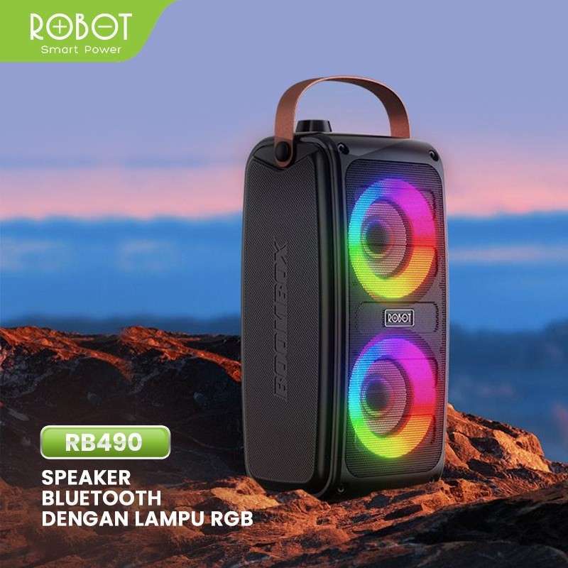Jual Robot Rb490 Speaker Bluetooth Portable Karaoke With Mic - 20w ...