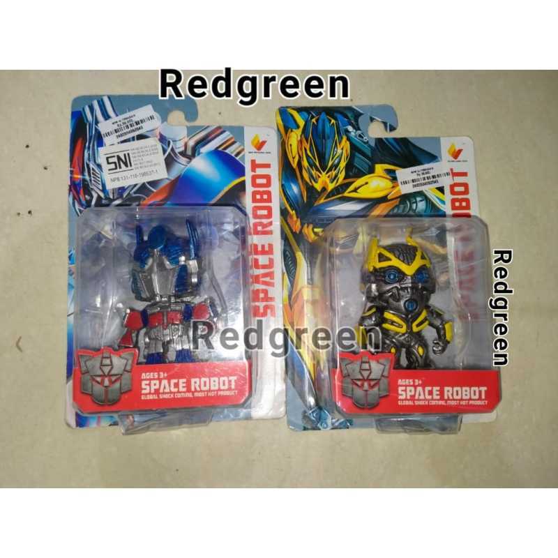 Jual Space Robot Bumble Bee Transformers Optimus Prime Bumblebee Mainan Anak Action Figure Di ...