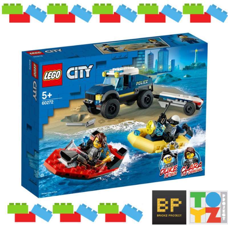 Jual LEGO City 60272 Elite Police Boat Transport di Seller Toyz Project ...
