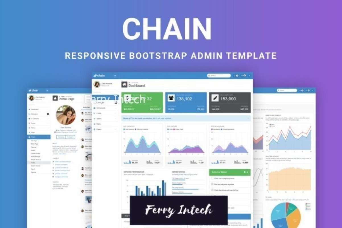 Promo TEMPLATE CHAIN RESPONSIVE BOOTSTRAP ADMIN TEMPLATE WEB Diskon 10% ...