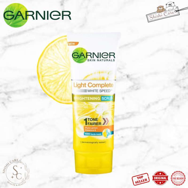 Jual Garnier Light Complete White Speed Multi-Action Brightening Scrub ...