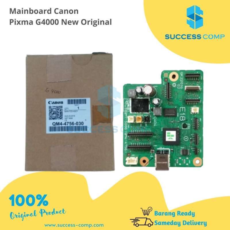 Jual Mainboard Canon Pixma G4000 Mother Board Logic Board G4000 G-4000 ...
