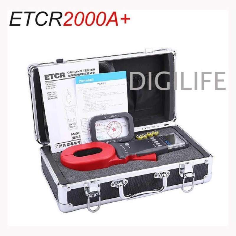 Jual Clamp Resistance Tester ETCR2000A+ Earth On Ground Meter ETCR ...