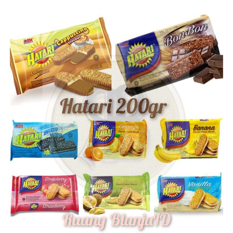 Jual HATARI Biskuit 200gr / Biskuit hatari 200gr di Seller Ruang Blanja ...