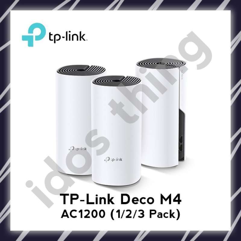 Promo TP Link Deco M4 - AC1200 Whole Home Mesh Wifi Router Diskon 5% di ...
