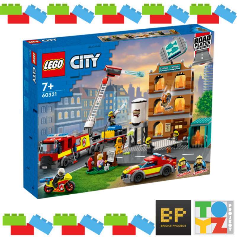 Jual LEGO 60321 CITY Fire Brigade di Seller Brickz Project - Cipete ...