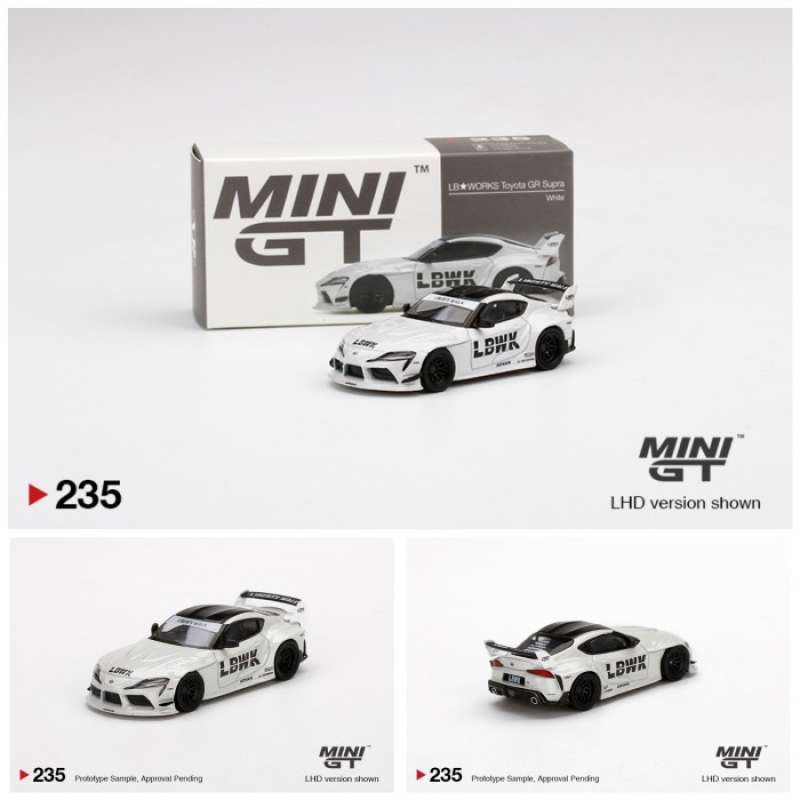 Promo Mini GT MiniGT LB Works LBWK Toyota GR Supra White MGT 235 Diskon ...