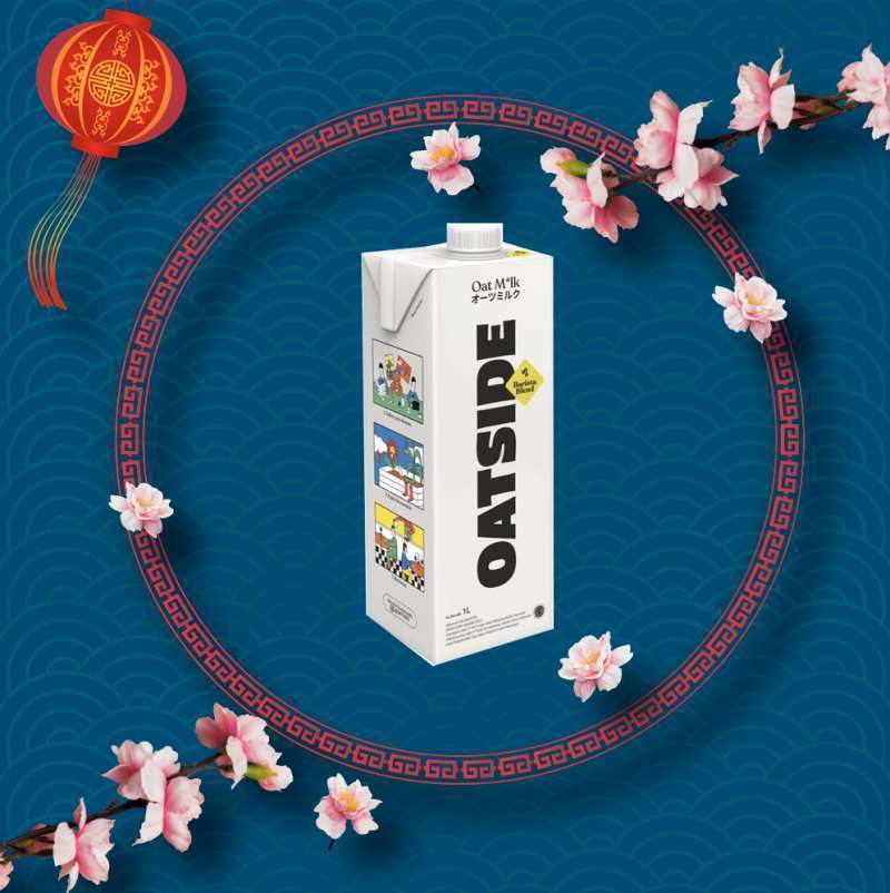 Jual Oatside Oat Milk 1l -susu Gandum Lactose & Dairy Free Instant ...