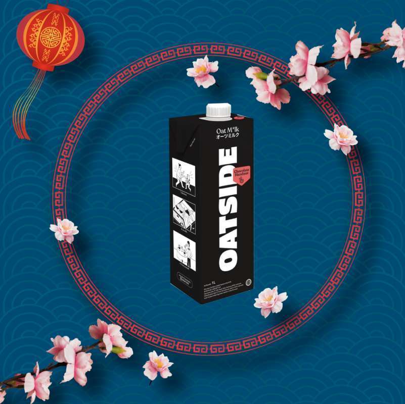 Jual Oatside Oat Milk 1l -susu Gandum Lactose & Dairy Free Instant ...
