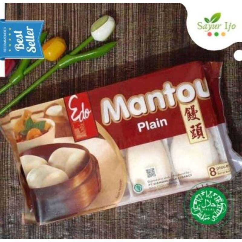 Jual Edo Mantou Plain 320 Gram Isi 8 Pcs Fresh Frozen Bakpau Mini Pau ...
