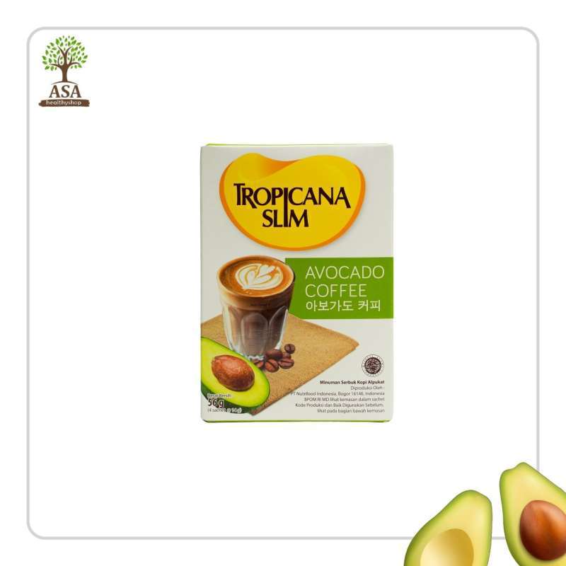 Jual Tropicana Slim Avocado Coffee 4 Sachet di Seller ASA Healthyshop ...