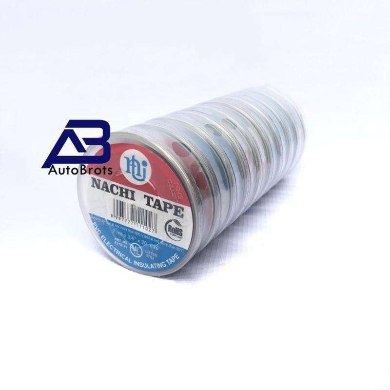 Jual Isolasi Kabel Listrik Nachi Pvc Warna Hitam 3/4 Inch / 18mm X ...